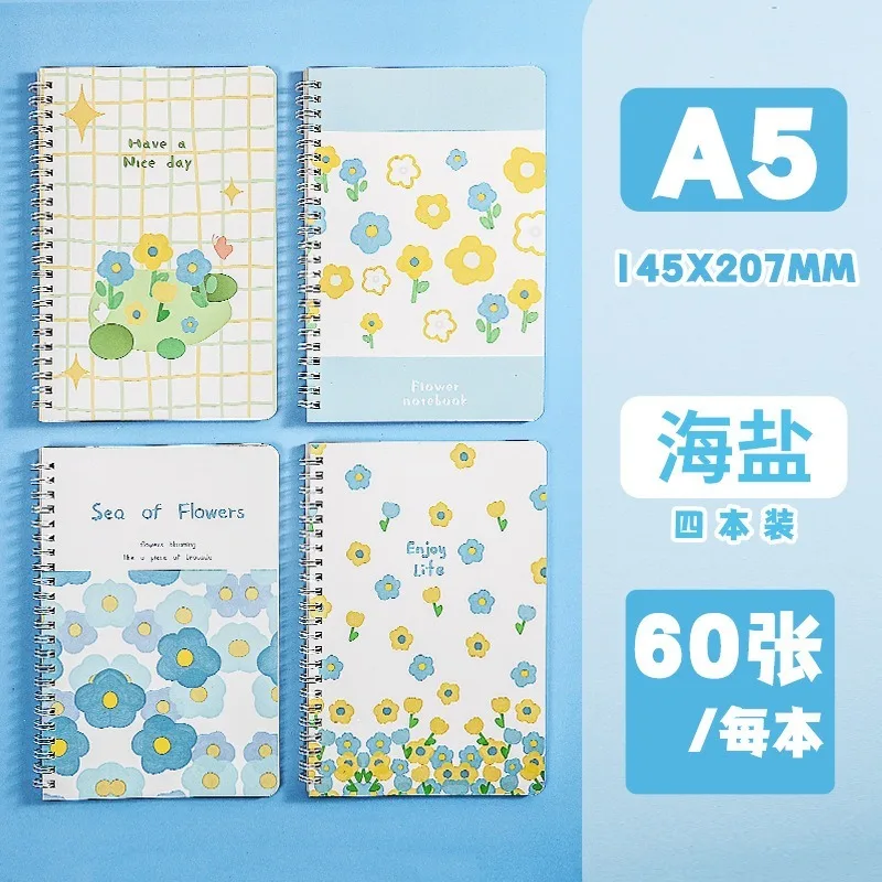 A5 Coil Cartoon Cute Student Horizontal Notebook Children's Back to ...