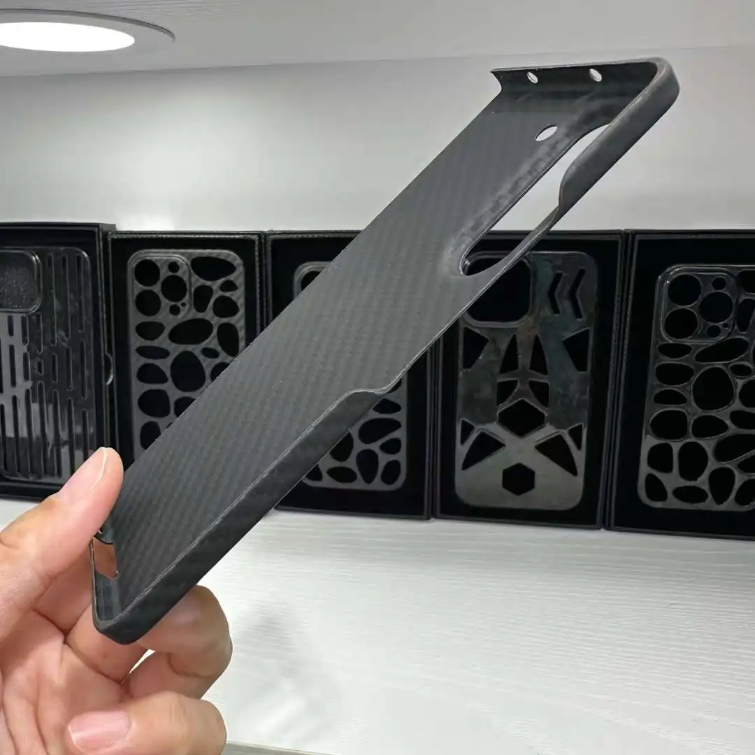 Luxury Real Carbon Fiber Foldable Case For Samsung Galaxy Z Fold 5 ...