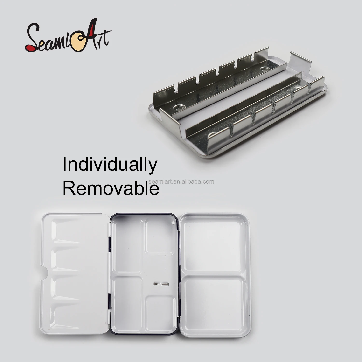 11 Color Aquarell Metal Box Watercolour Palette Paint Case Empty ...