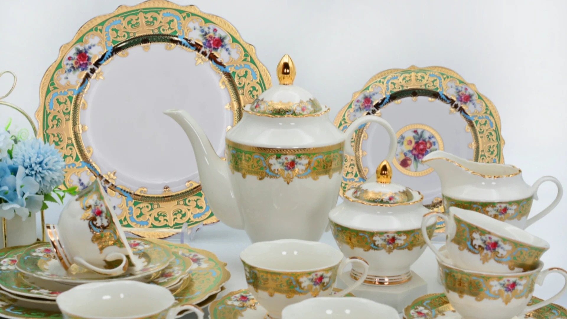 Quick Shipping 24pcs High Quality Tableware Including Plates And Bowls ...