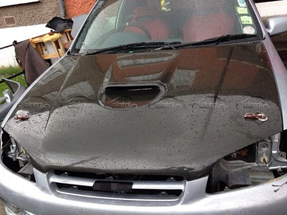 M Style Carbon Engine Bonnet Hood Cover for Toyota Starlet