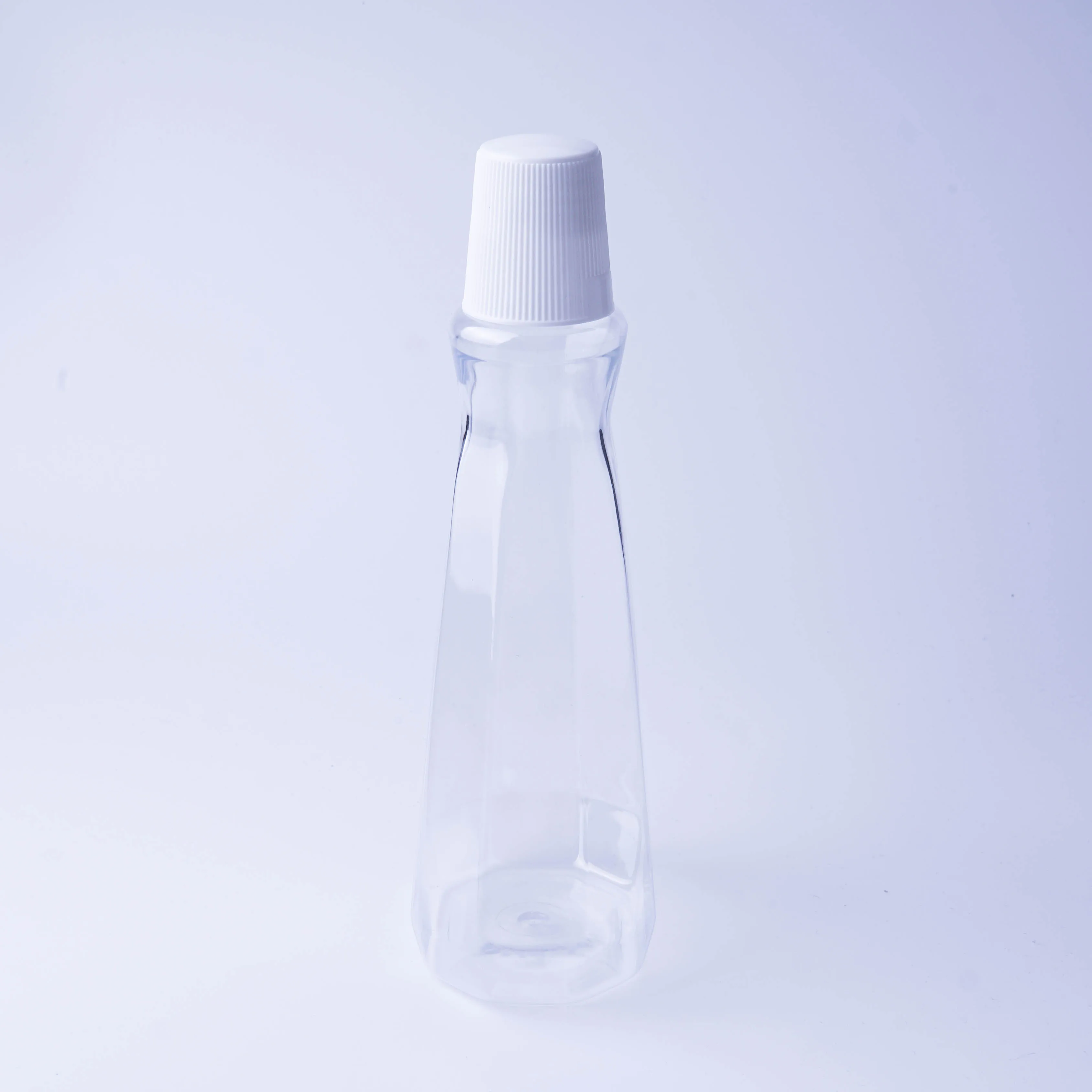 Hot Selling 500ml Pet Plastic Bottle Triangle Bottle Mouthwash Bottle ...