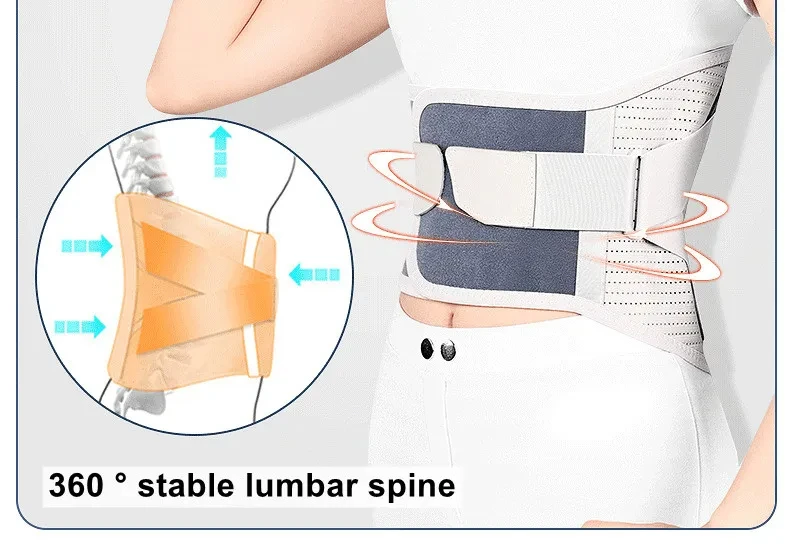 Lower Back Spine Pain Belt Orthopedic Waist Brace Back Support Belt ...