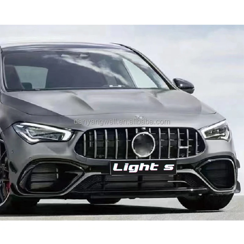 Cla45 Amg Car Parts Body Kit Include Front Bumper Assembly Grille Rear ...