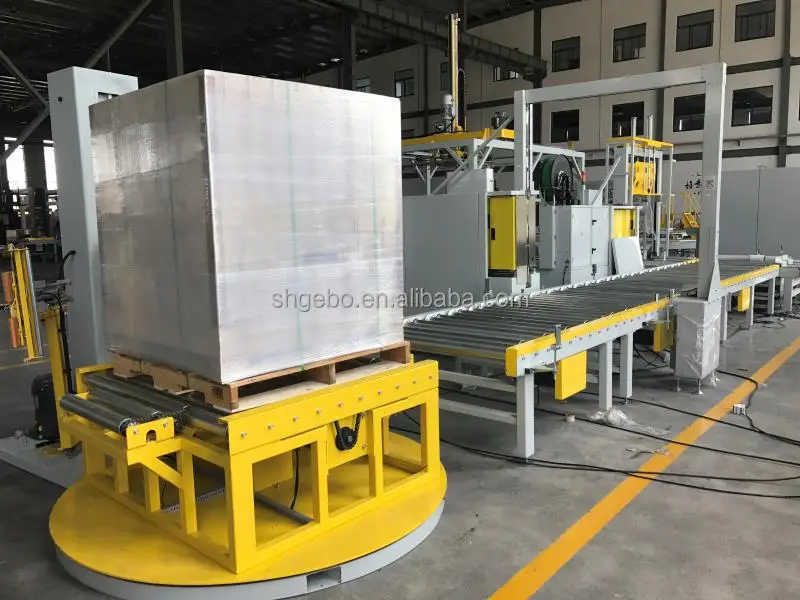 Machines Automatic Pallet Wrapping Stretch Film Packing After ...