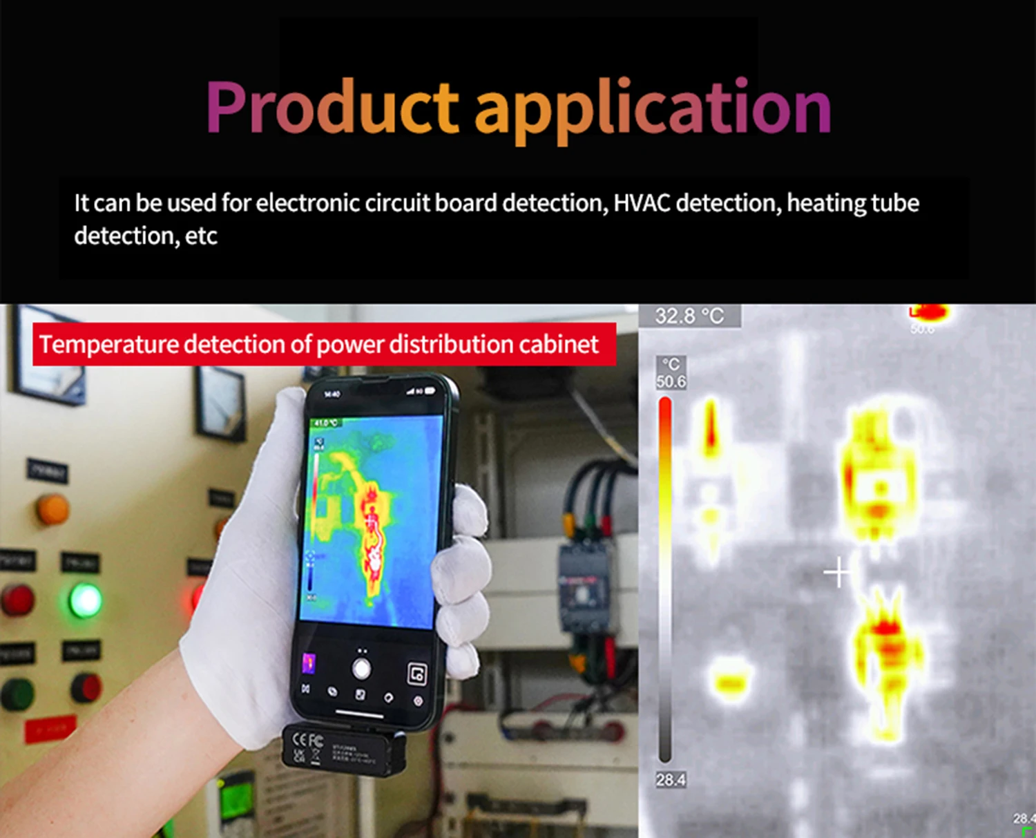 Uti120ms Thermal Imager Phone Thermal Imaging Camera For Ios Pcb ...