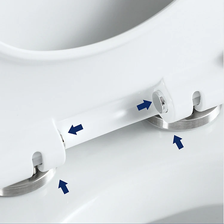 Modern Dual Flush One Piece Ceramic WC Toilet - S-Trap P-trap