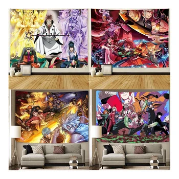 Japanese Comics Character Custom Cartoon Printed Tapestry Wall One ...