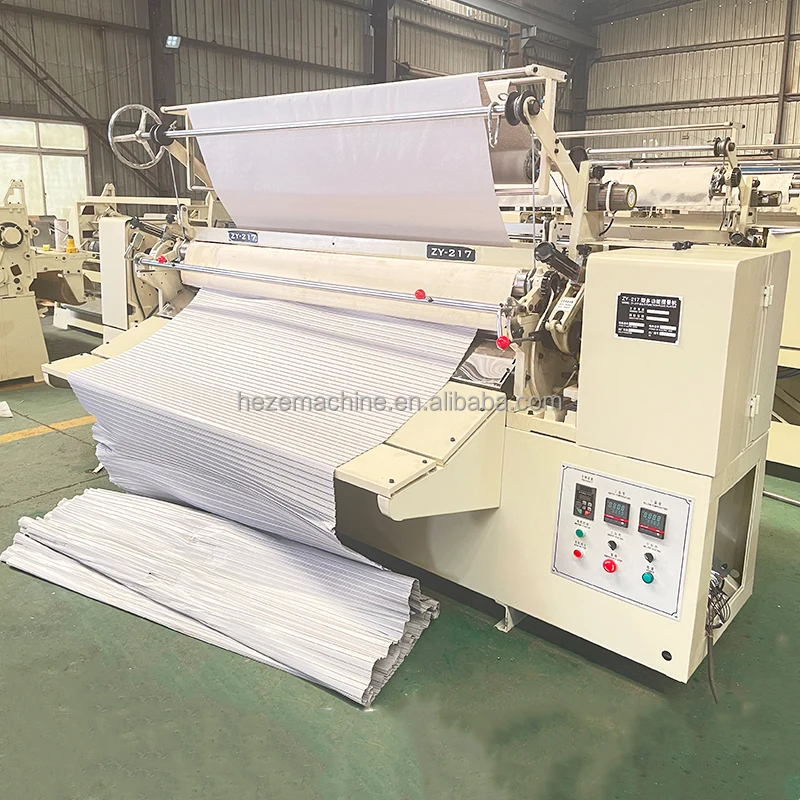 Automatic Computer Zj-217 Paper Pleater Skirts Pleating Machine For ...