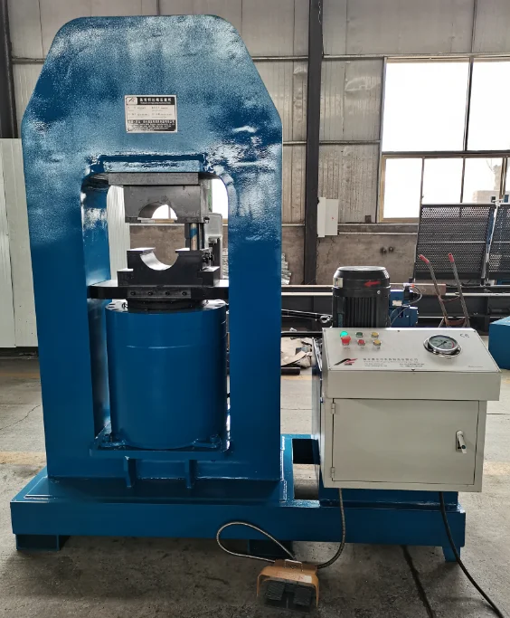 Mechatronics Hydraulic wire rope cold rolling press 500T wire rope pressing machine for Hoisting ...