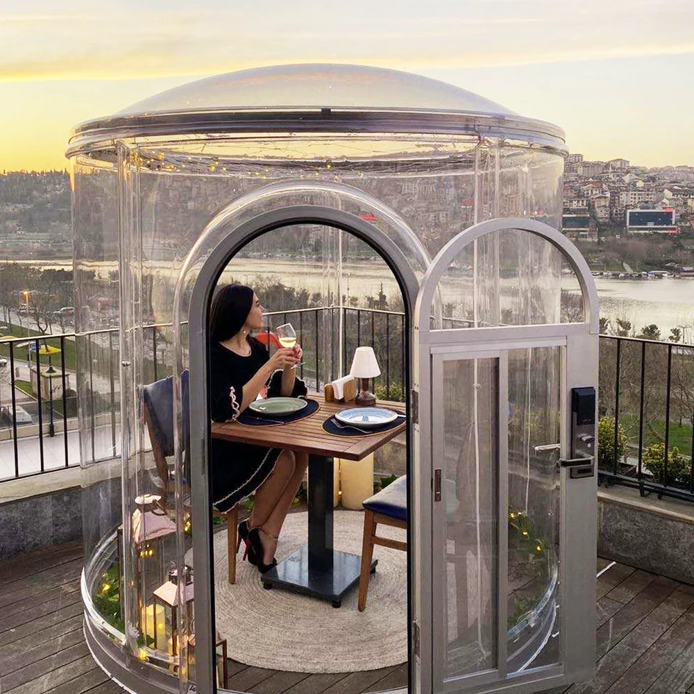 Clear Party Dome Tent Modular PC Transparent Bubble Dome Cafe Room ...