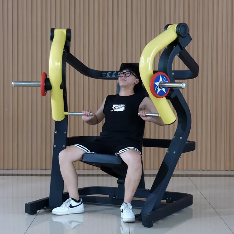 Plate Loaded Chest Press & Lat Pulldown Functions Iso-lateral Seated ...