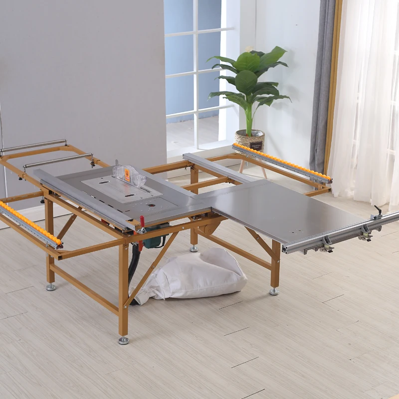 Small Dust-Free Folding Double Blade Panel Saw Portable Sliding Table ...