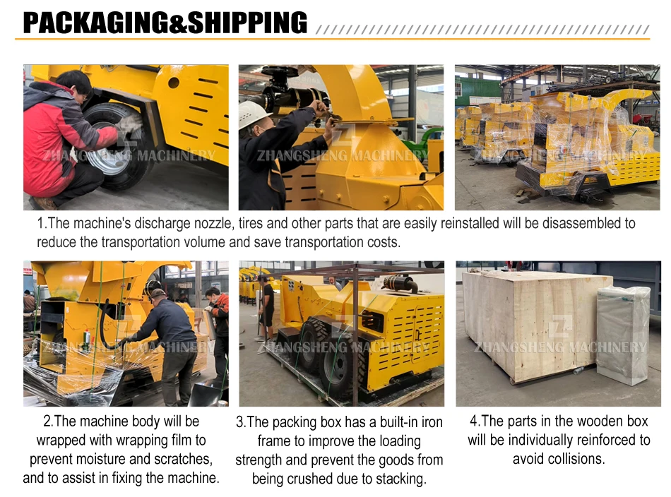 12" Wood Chopping Machine - Efficient Forestry Solutions