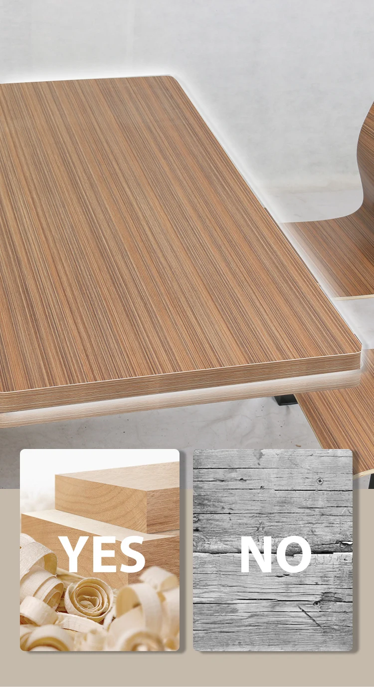 Restaurant Seating Furniture Connected Table Set Bentwood 4-seating ...