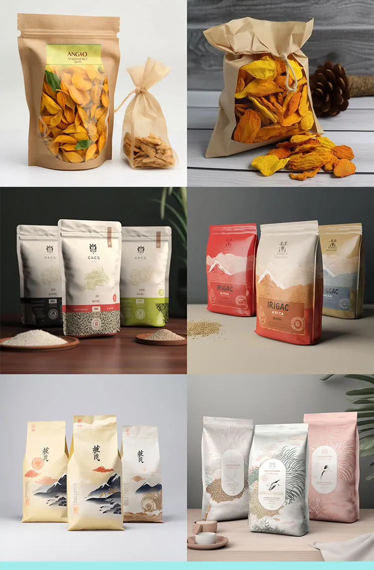 Custom White Kraft Paper Resealable Coffee Bean Flat Bottom Stand Up ...