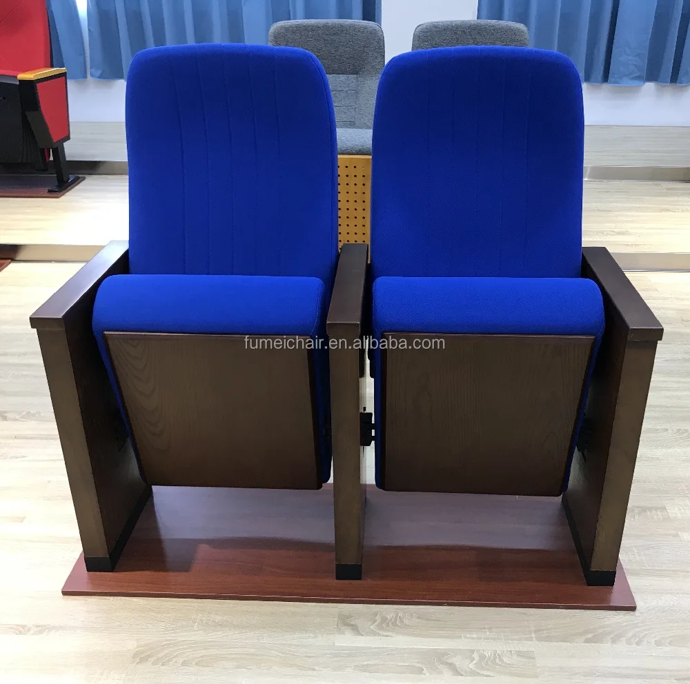 Foshan Modern Wooden Auditorium Connect Chair With Arms - Buy ...