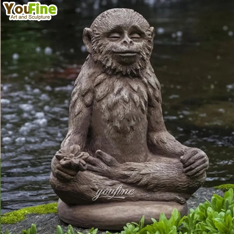 Arge Garden Outdoor Decor - Famous Bronze Big Monkey Statue