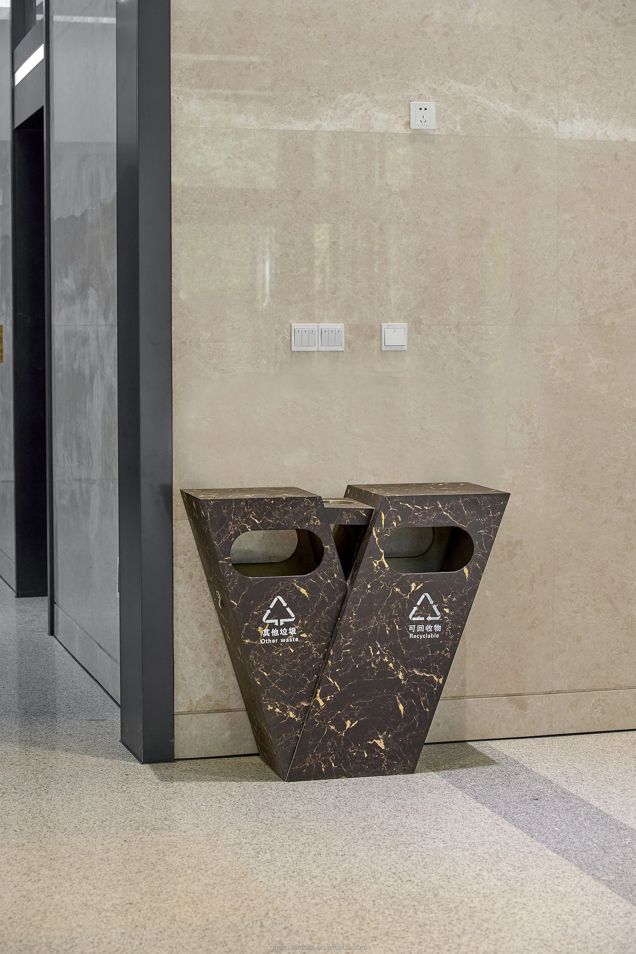 Food Waste Basket Garbage Trash Can Stainless Steel Recycling For ...