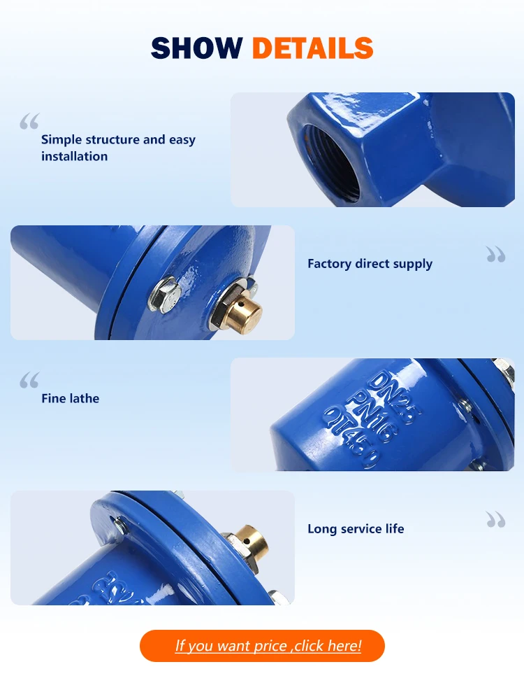 Flanged Compound Automatic Inlet and Outlet Water Valve