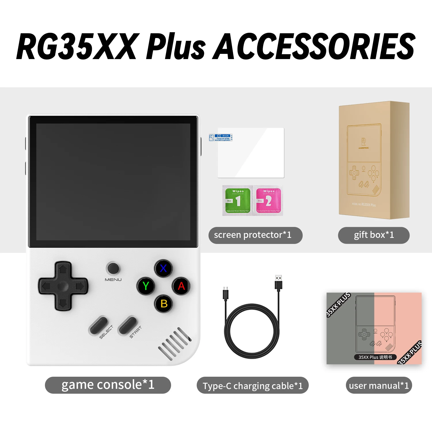 Anbernic Rg35xx Plus Portable Videogames Retro Game Console Handheld ...