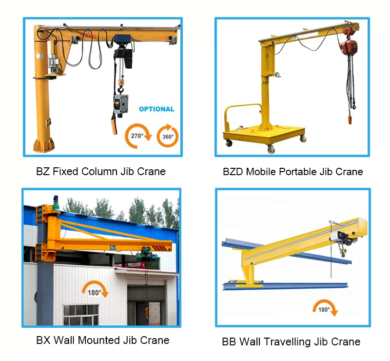 Workshop Lifting Equipment 250kg 500kg 1ton 2ton 16 Ton Mini Portable Mobile Jib Crane Malaysia ...