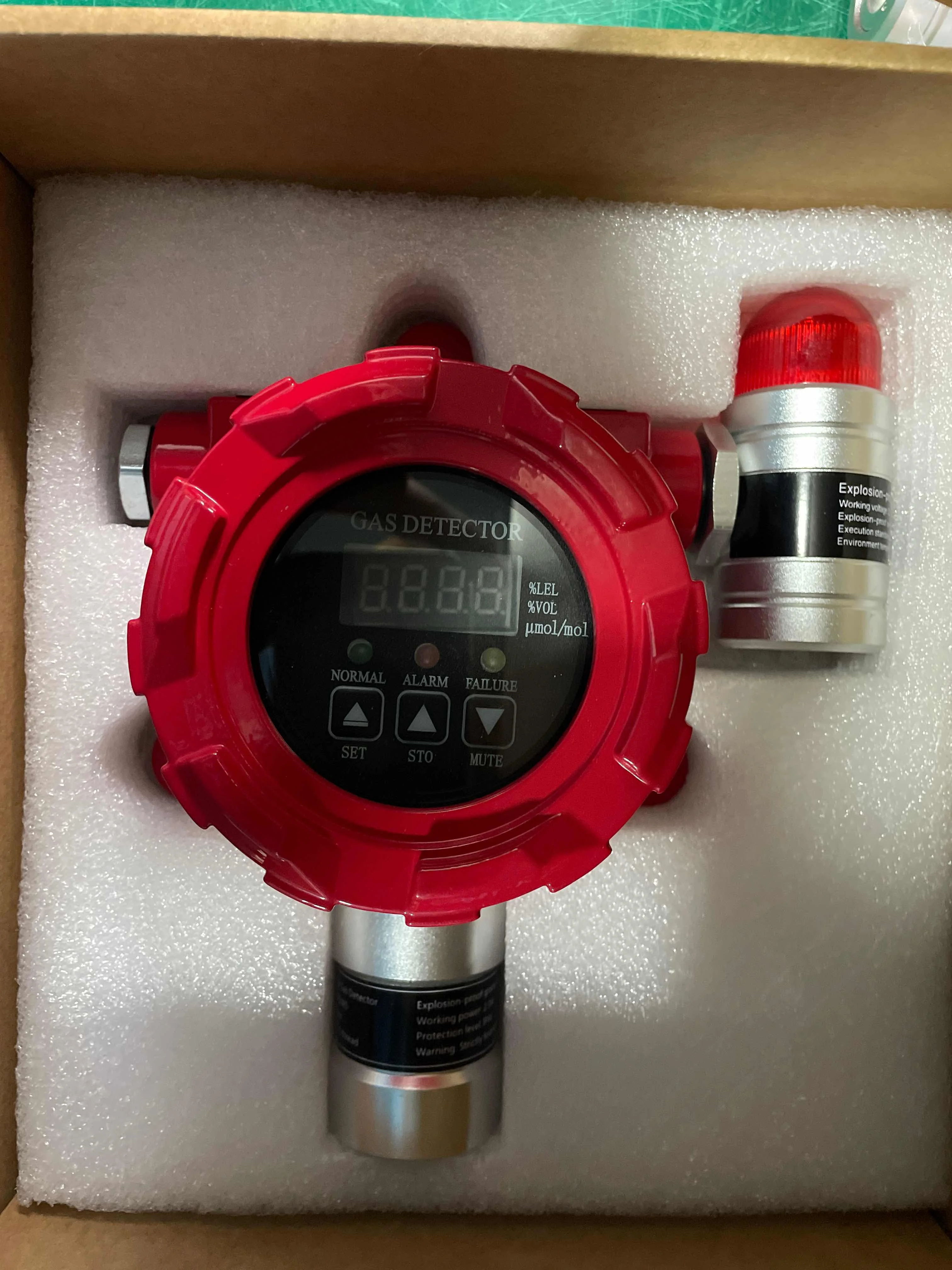 Fixed Hydrogen Gas Monitor Ch4 Ex Lel Gas Leakage Detection Devices ...