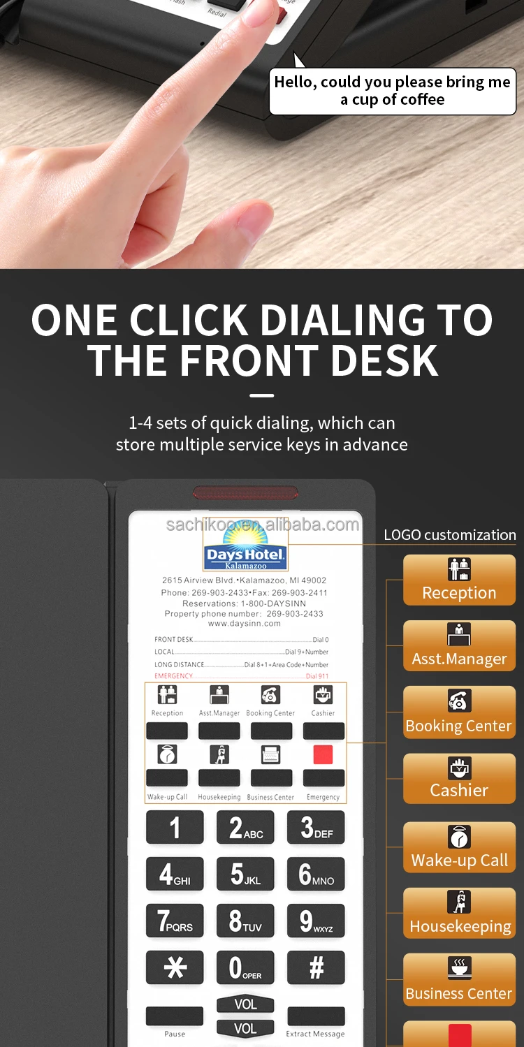 Hotel Lobby Telephone - Luxury & Durability with Sachikoo