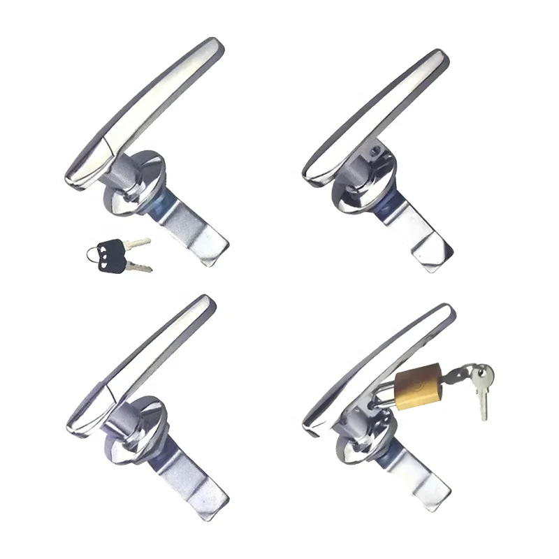 Ab701 Push Button Panel Lock With Key For Electrical Cabinet Door Swing ...