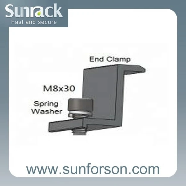 Fast Panel Mounting Solar Mounting Photovoltaic System Clamp Solar Mid ...