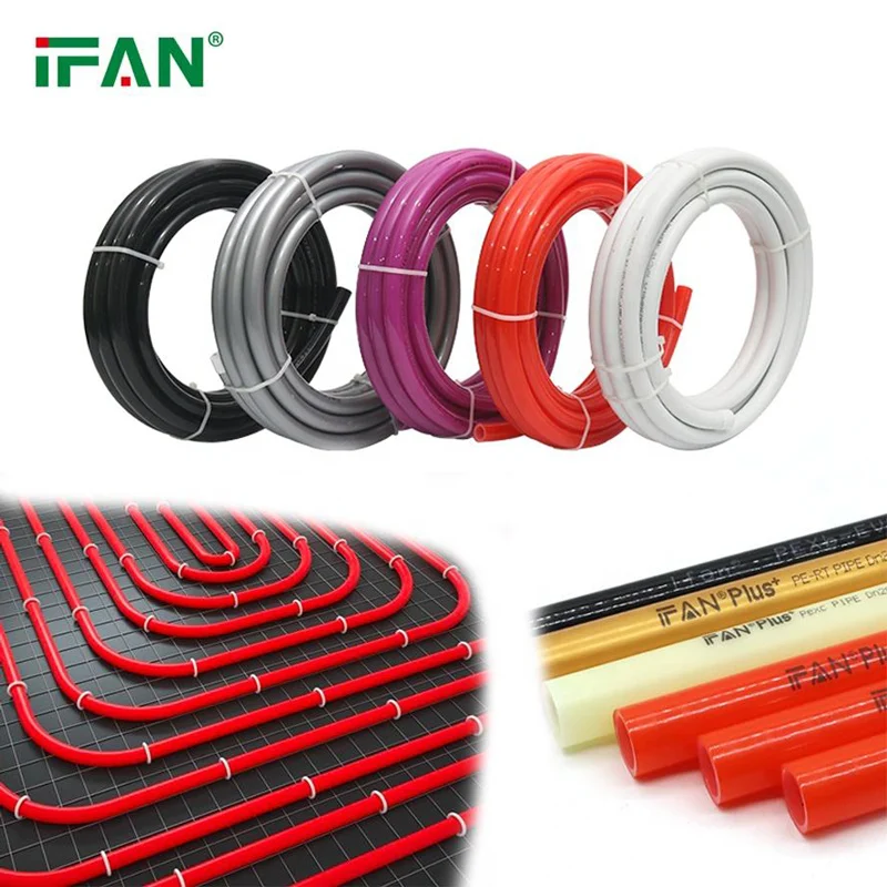 Ifan Manufacture Floor Heating Pipe Oem Plastic Tube Thermal Insulation Pipe Flexible Multilayer ...