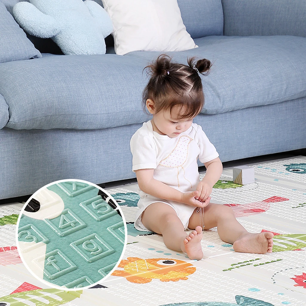 Large Baby Playmat Xpe Material Eco-friendly 200*180*1cm Baby Play Mat ...