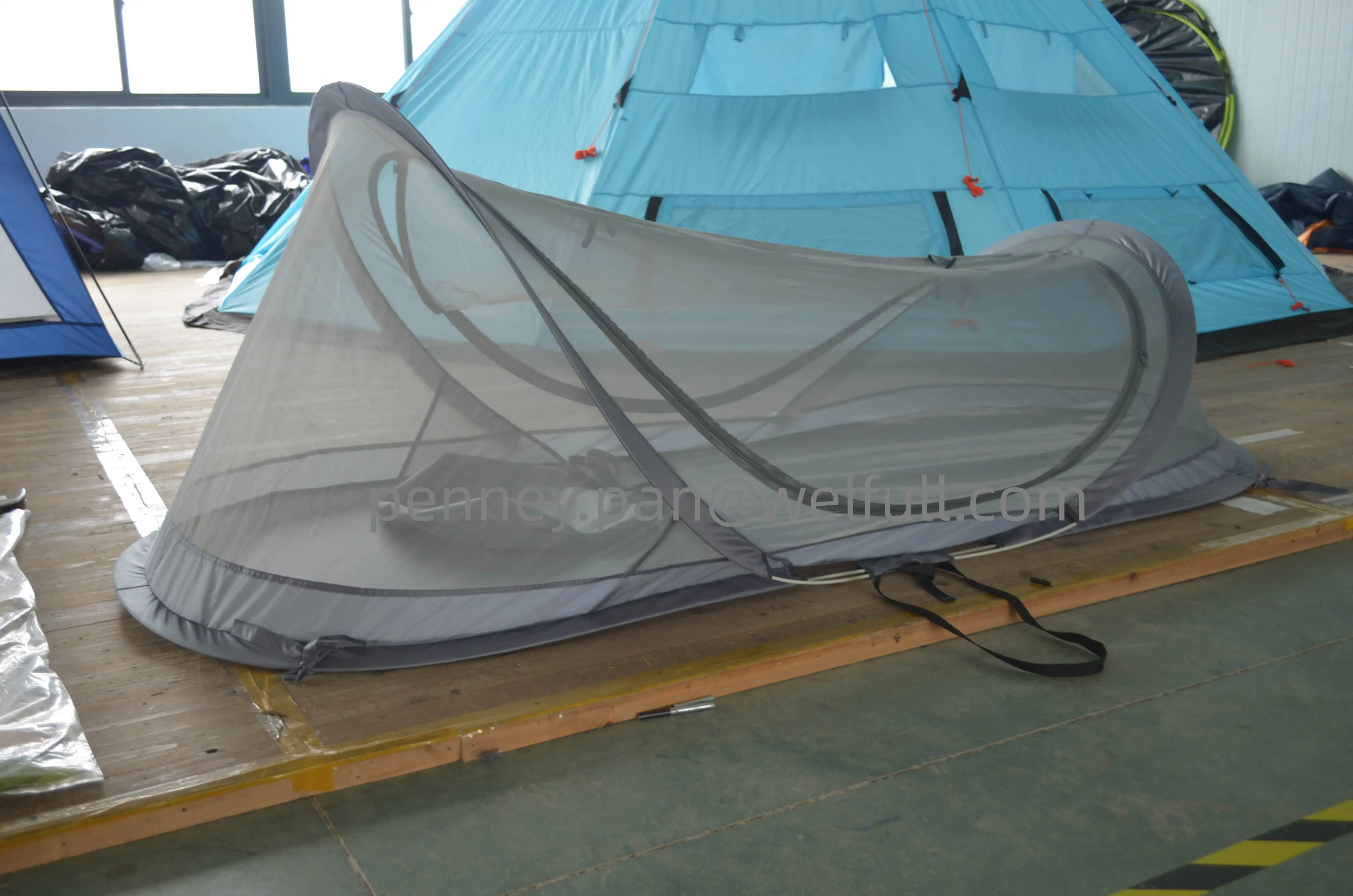 Outdoor Folding Pop Up Mesh Mosquito Net Tent Bed Cot For Adult Bed ...