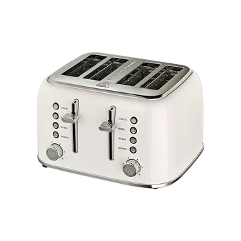 High Power Pop Up Toaster 4 Slice With Anti-jam Function In Retro Style ...