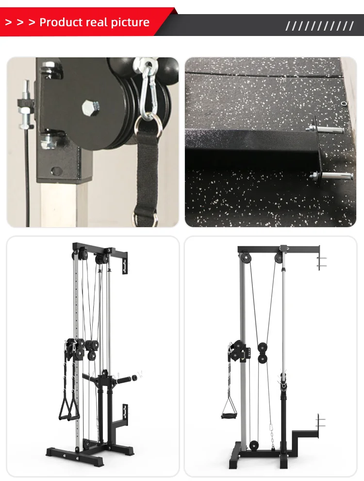 Gym Machine System Squat Rack Cable Station Muti Function Lat Pull Down ...