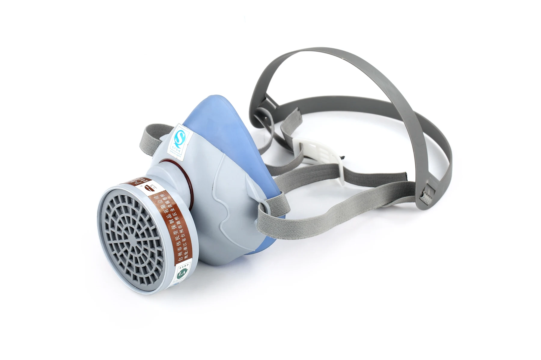 Half Face Gas Mask Respiratory Breathing Mask Anti-gas Shockproof ...