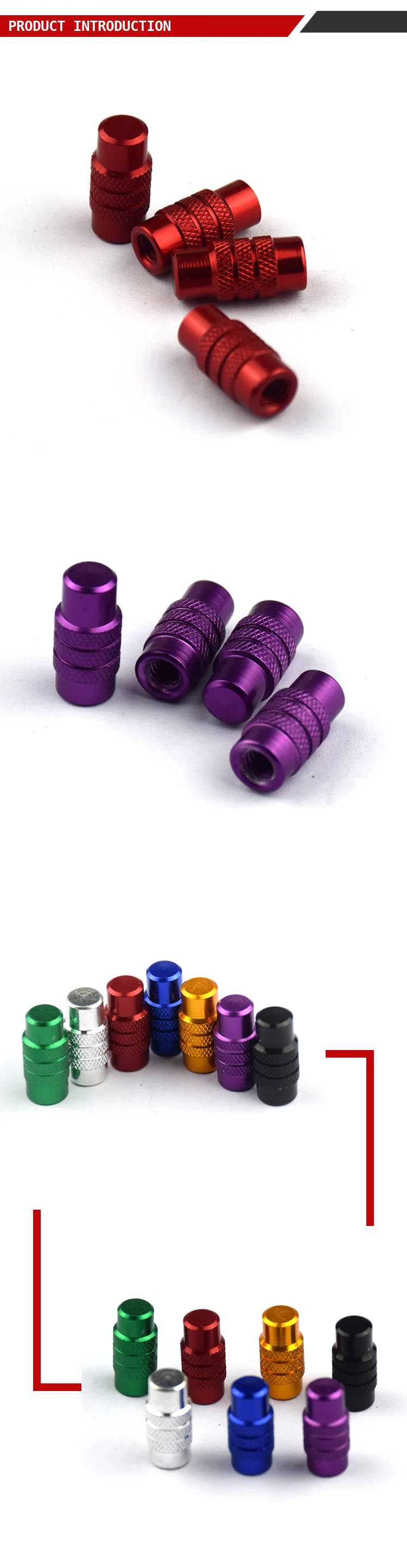 Colorful Aluminum Valve Cap Bike Valve Cap Presta Roadbike Valve Tool ...
