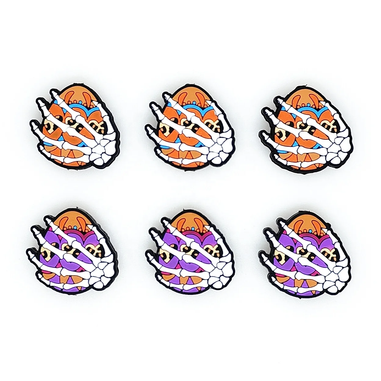 Skeleton Hand Egg Focal Beads Silicone Spacer Beads For Pens Diy ...
