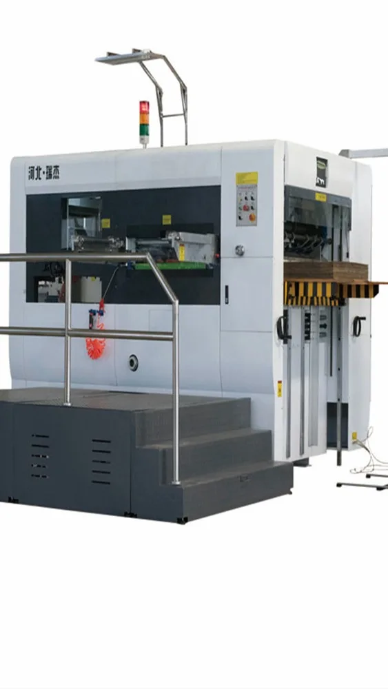 Semi Auto Flatbed Die Cutting Creasing Machine Carton Box Packing ...