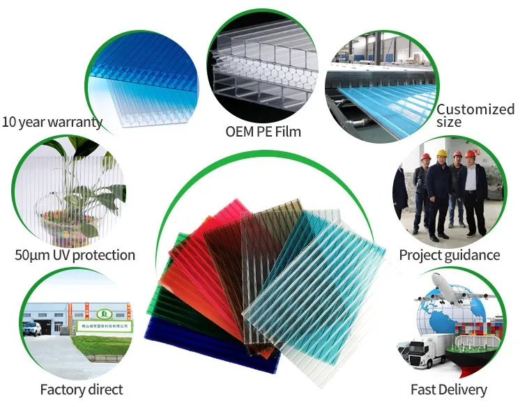 Translucent Polycarbonate Roof Panels for Sunlight