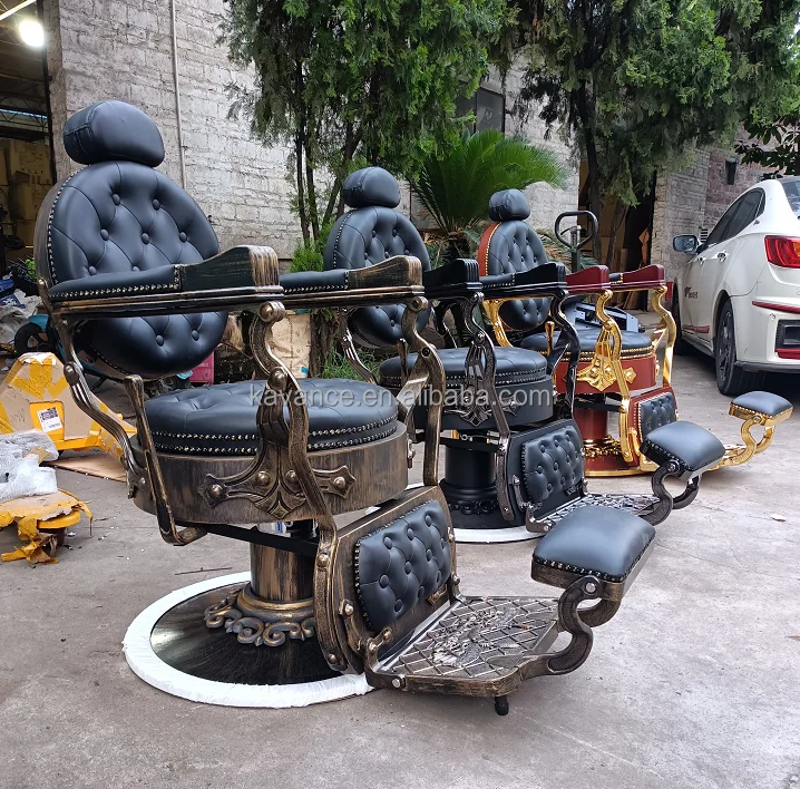 Salon Furniture Reclining Hydraulic Pump Men Salon Equipment Beauty ...