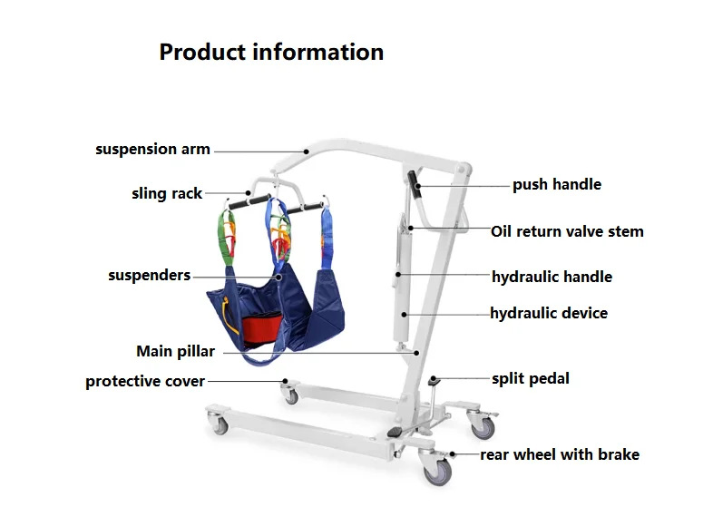 Manual Hydraulic Lift - Efficient Patient Transport