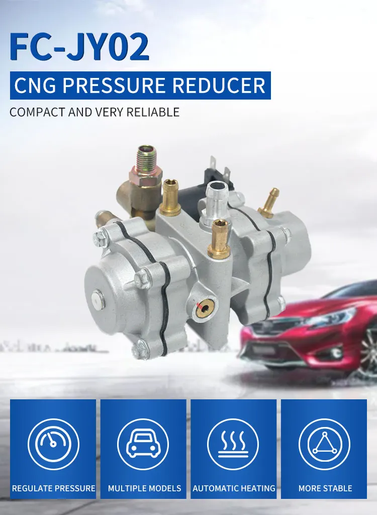 FC 180kw Sequential GNV Fuel Gas Pressure Regulator for Cars