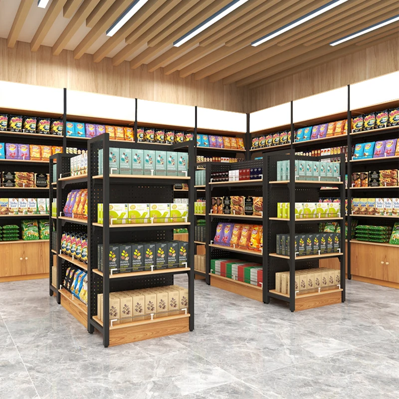 Kainice Custom Steel Grocery Store Racks - Heavy Duty & Versatile