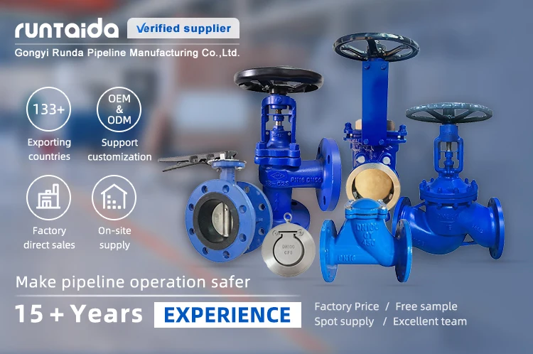 DN100 160mm PN10 PN16 Resilient Rubber Seated Cast Iron Gate Valve