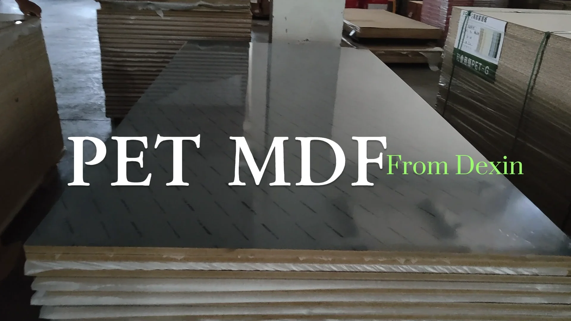 Furniture Use Panel 18mm High Gloss Or Skin Feeling Pet/petg Film ...