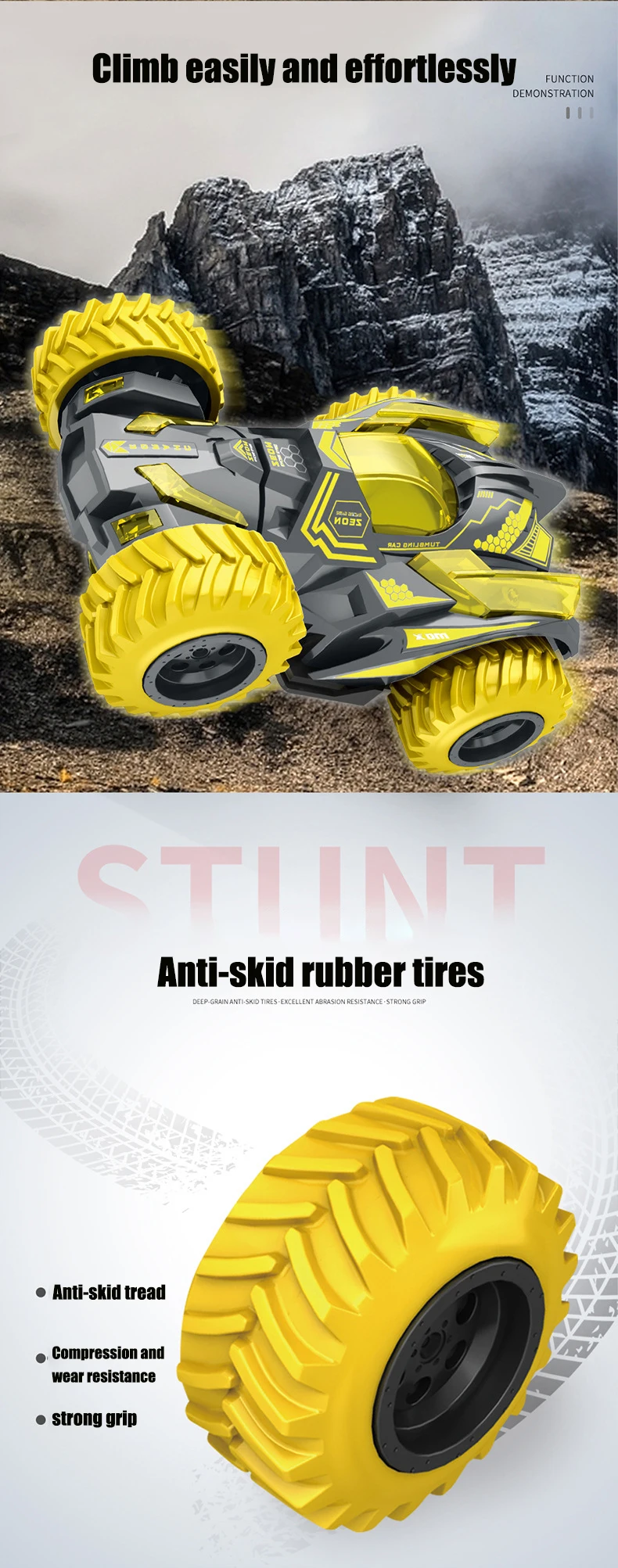 Four-wheel Drive Inertia Off-road Vehicle Twist Deformable Tumbling ...