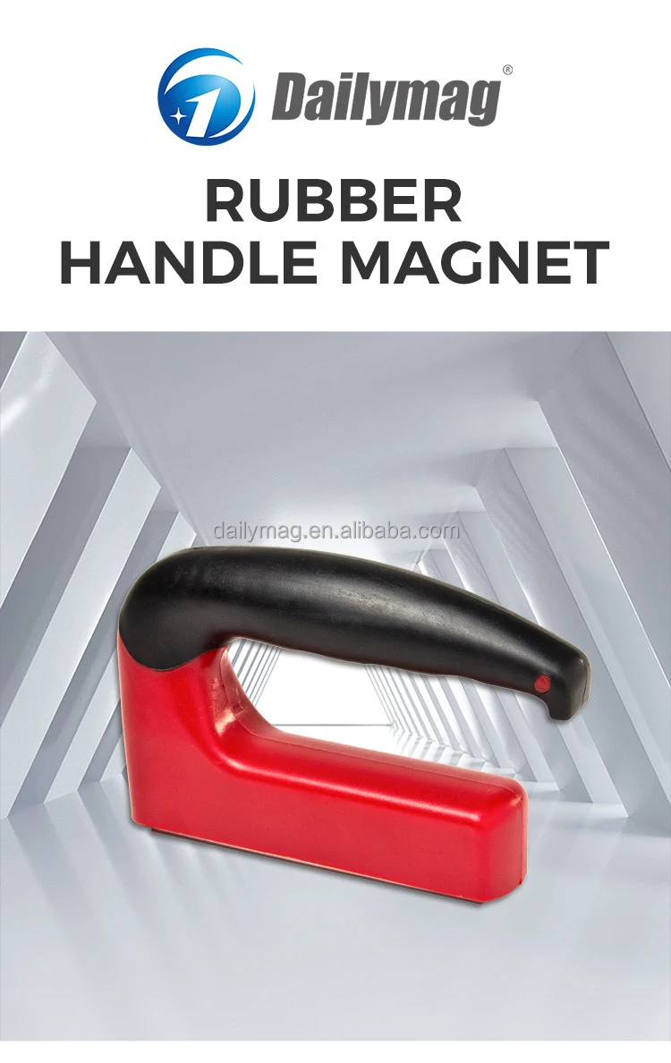 Portable Rubber Handle Magnet Magnetic Tool Plate Holder Powerful ...