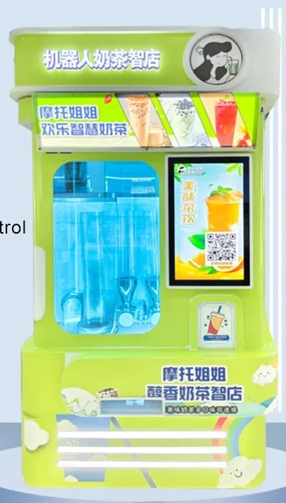 Hot Sale Bubble Tea Vending Machine Fully Automatic Small Bubble Tea Vending Machine Robotics ...