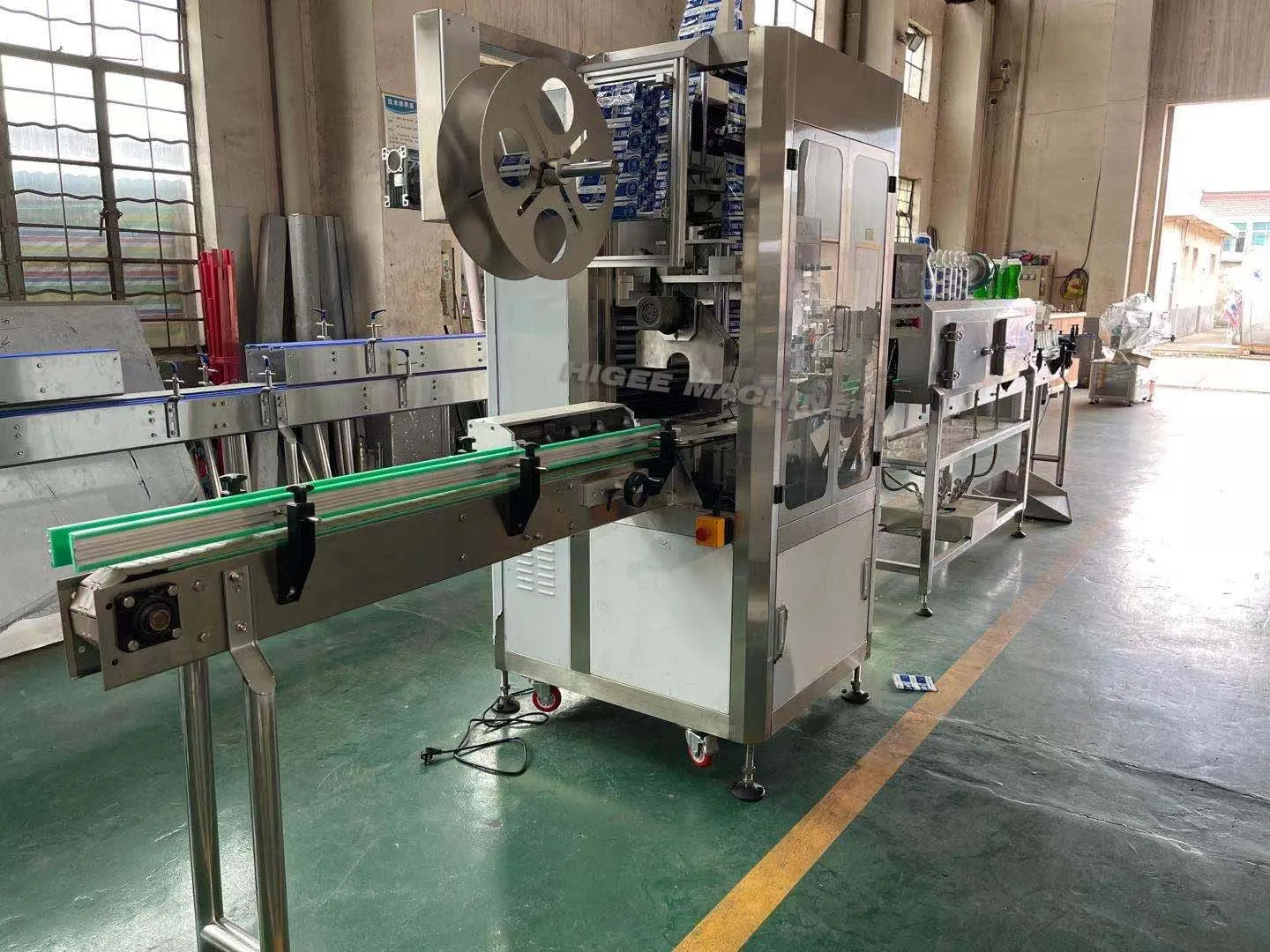 Plastic Liquid Detergent Bottle 5l Shrink Sleeve Applicator With Heat ...